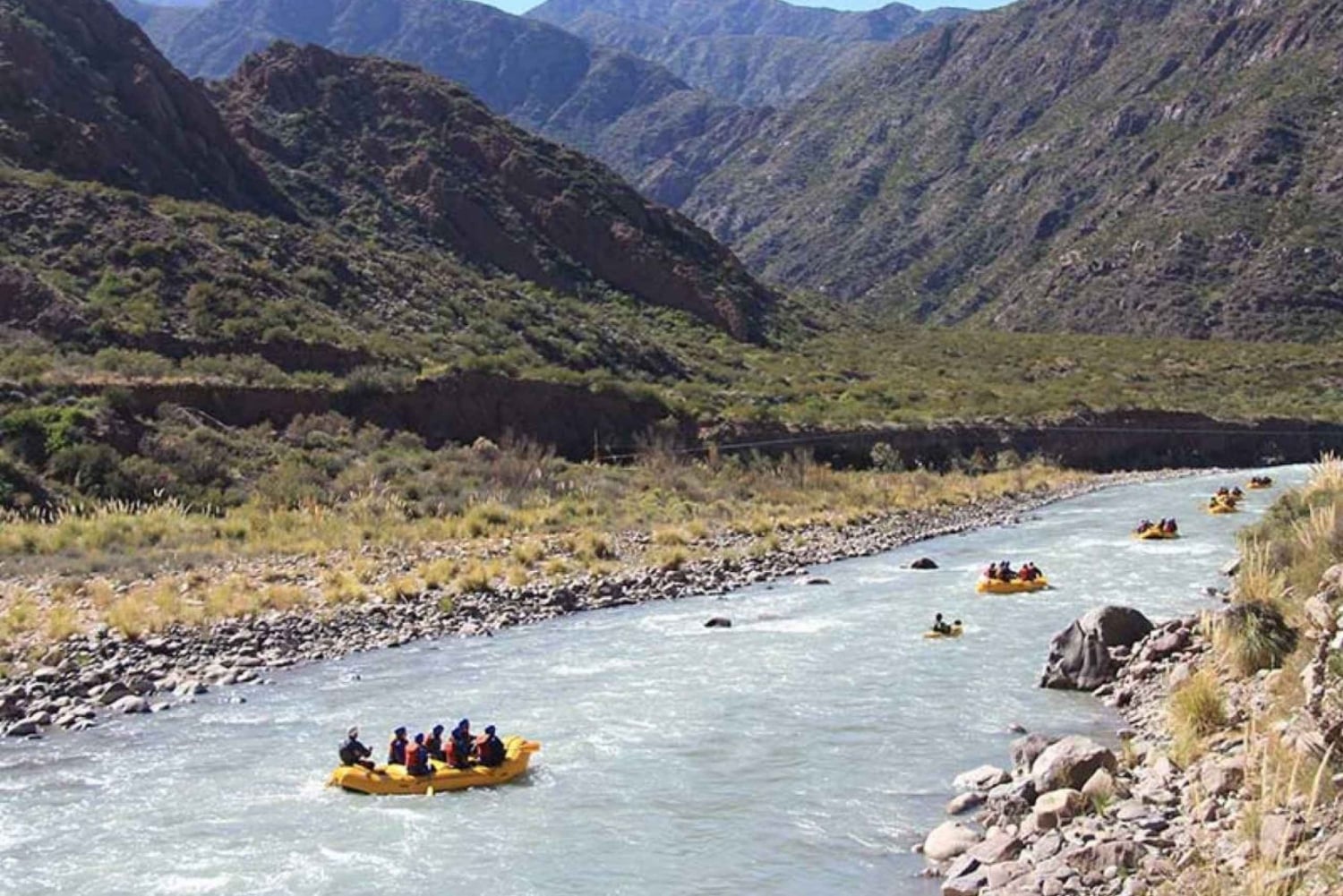 Half Day Rafting Mendoza River in Argentina
