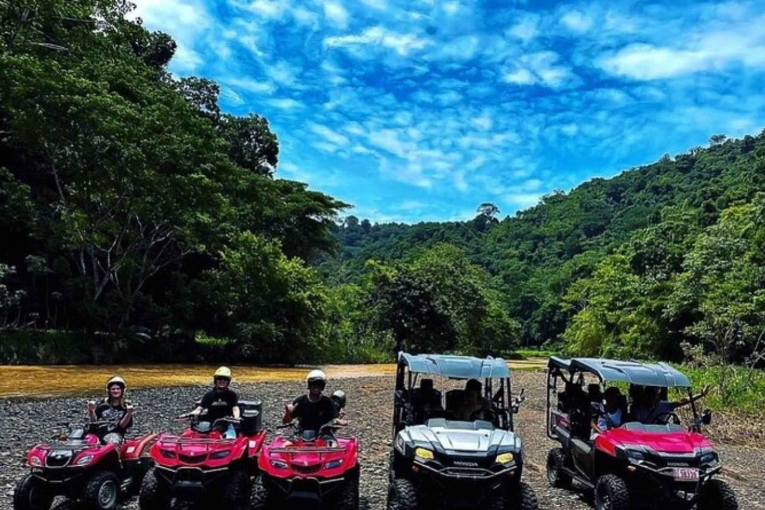 Jaco: Off-Road ATV, Zipline & Waterfall Rappelling Adventure in Costa Rica