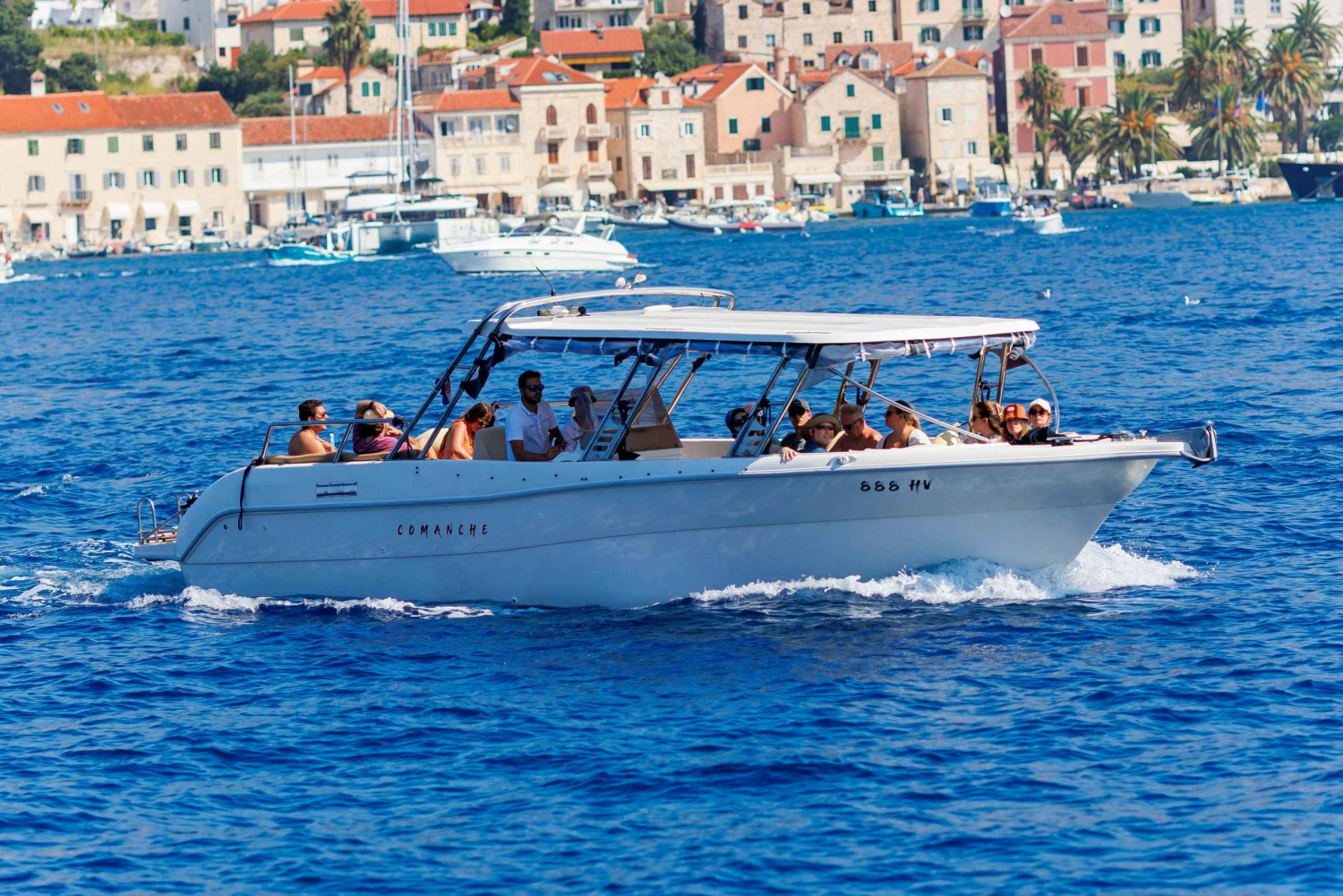 Hvar: Sunset and Pakleni Islands with a Speed Boat in Croatia