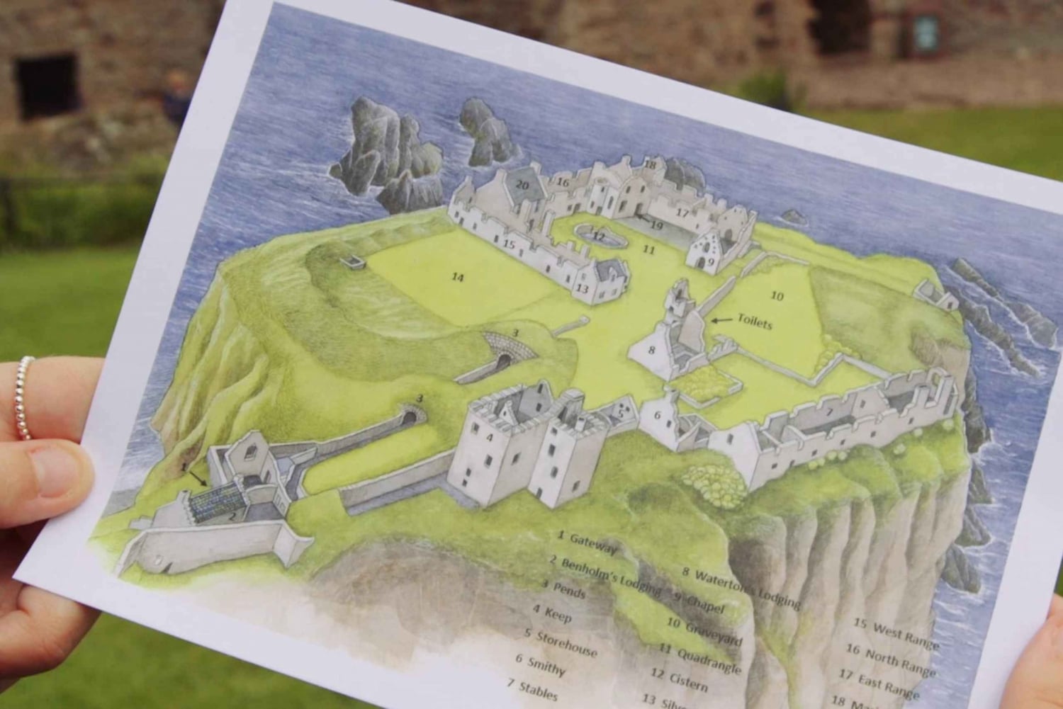 Dunnottar Castle Layout