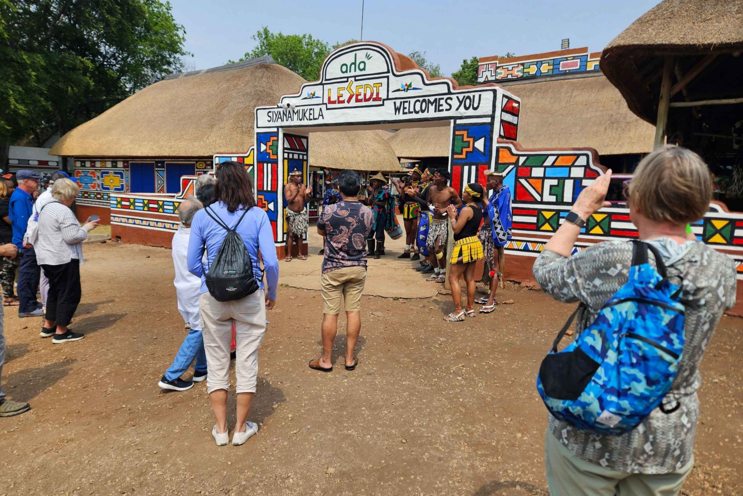 Safari at Lion and Rhino Park / Lesedi Culture Village in Johannesburg