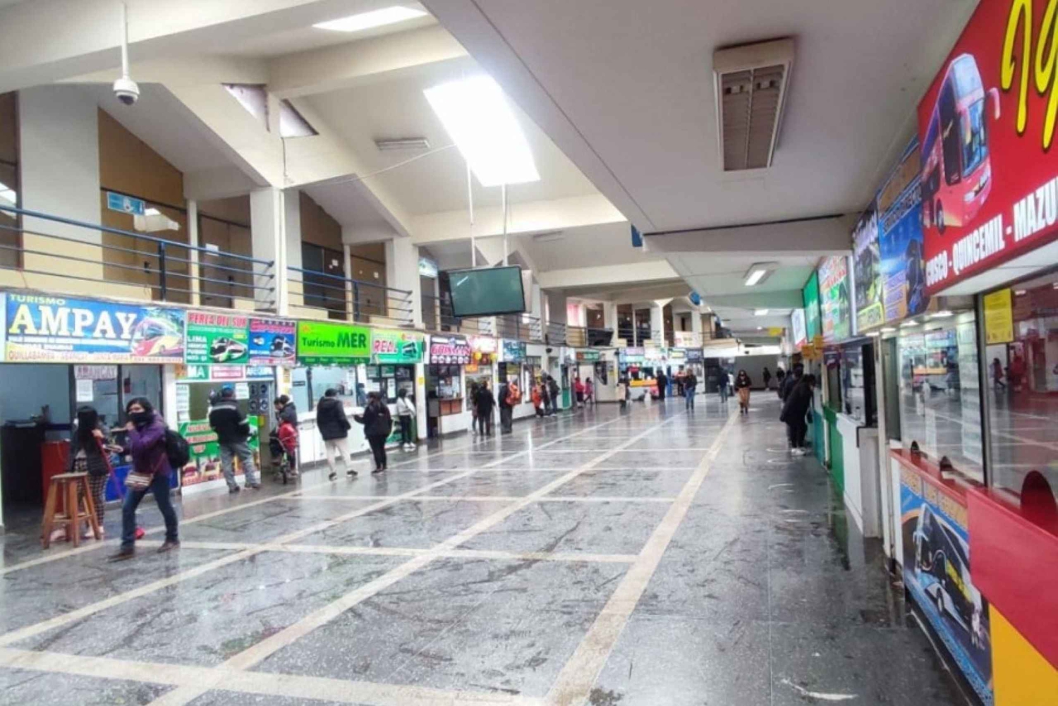 land terminal pick-up in Peru