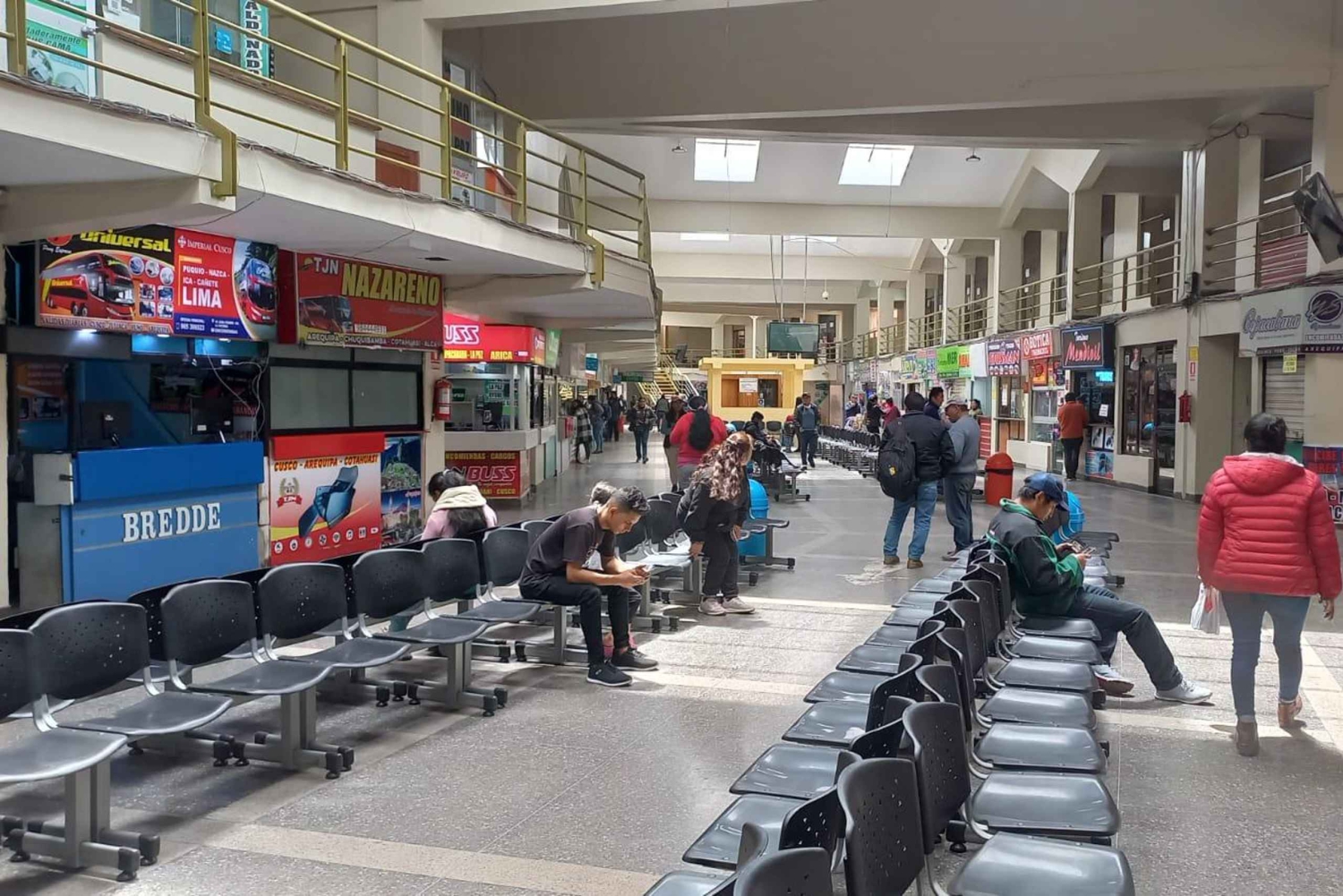 land terminal pick-up in Peru