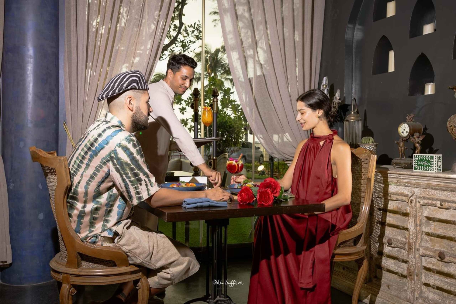 Phuket: Menu fixo do restaurante Blu Saffron com reserva in Phuket