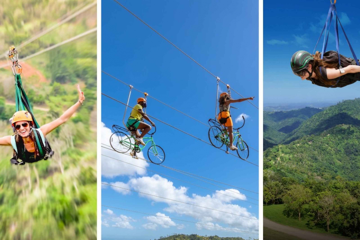 Orocovis: Toro Verde Adventure Park Zipline Combo Ticket in Puerto Rico