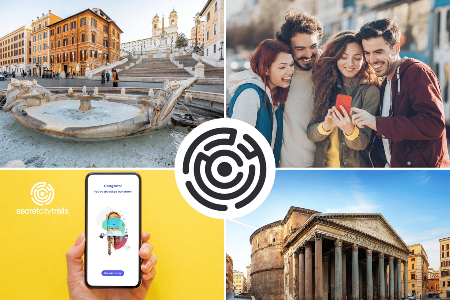 Secrets of Rome, self-guided interactive discovery game in Rome