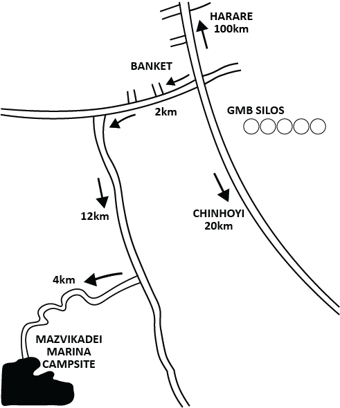 Mazvikadei Marina Campsites in Zimbabwe